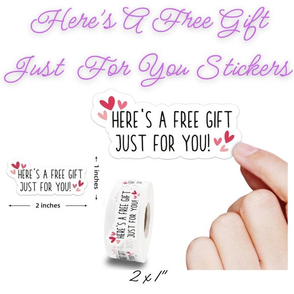 Office | Heres A Free Gift Just For You Stickers Qty 5 Size 2x1 | Poshmark